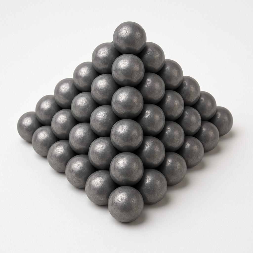 1/2" Lead Ball Milling Media – 100 Count for 3 lb Ball Mill – Firework ...